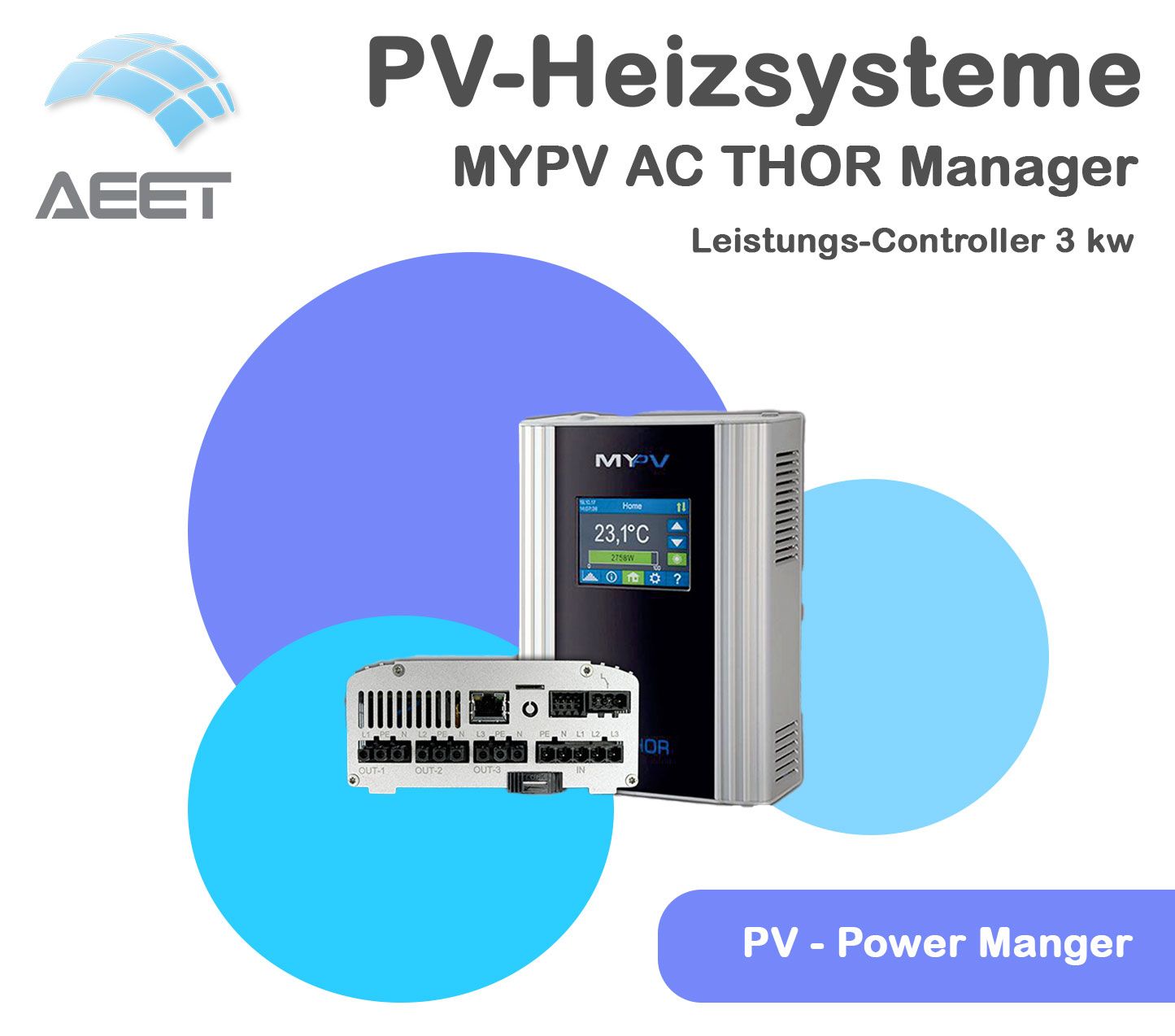 MYPV AC THOR Power Manager 3 kW – Effizienter Leistungs-Controller für ...